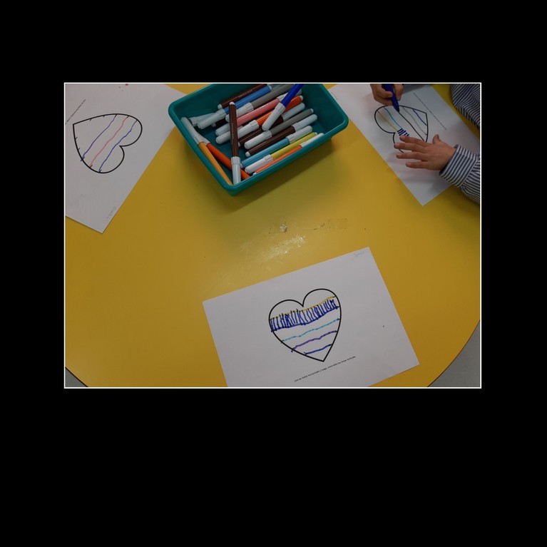 Grafomotricidad de San Valentín – Rafaela María – Valladolid